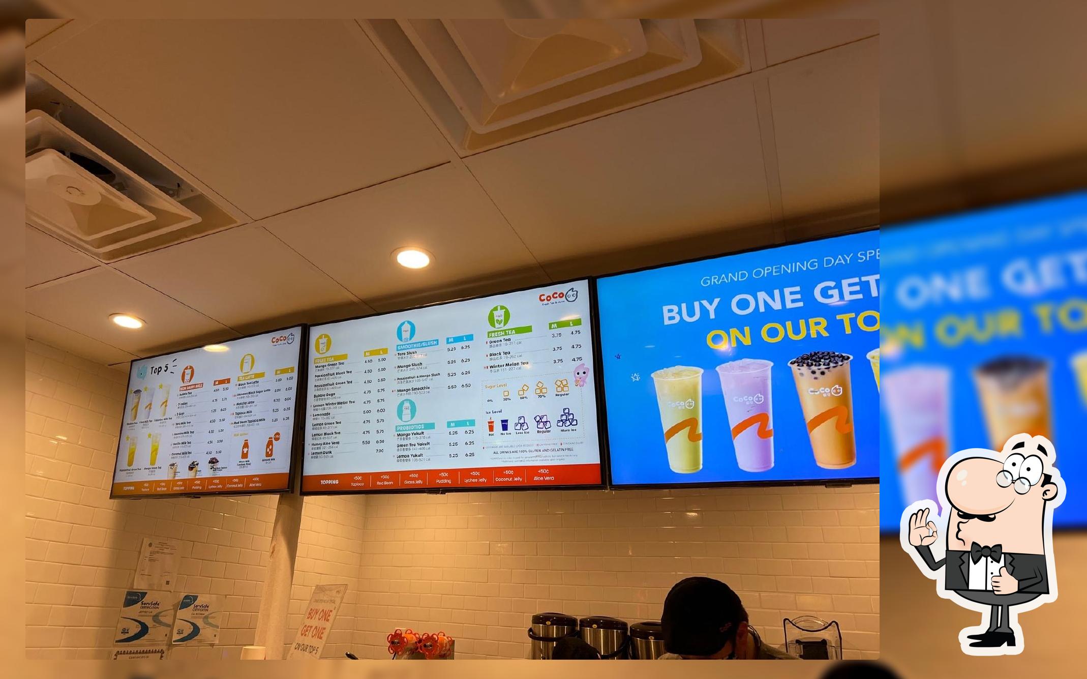 Coco Fresh Tea & Juice in Lexington - Restaurant menu and reviews