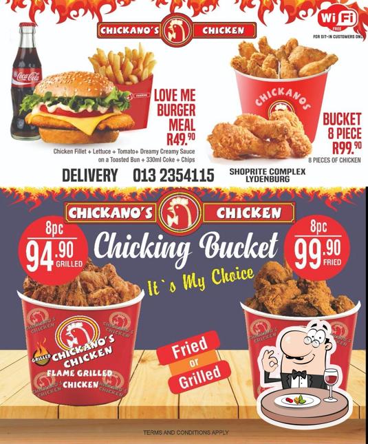 Chickanos Chicken Lydenburg, Lydenburg - Restaurant menu, prices and ...