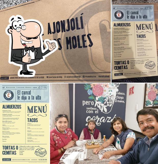 Restaurante Comal, Heroica Puebla de Zaragoza - Carta del restaurante y ...