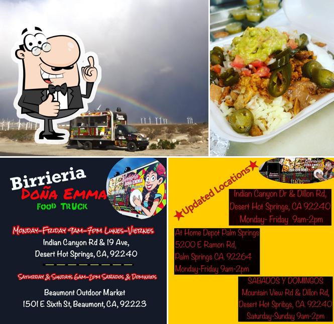 Birrieria Dona Emma Food Truck, Desert Hot Springs - Restaurant menu ...