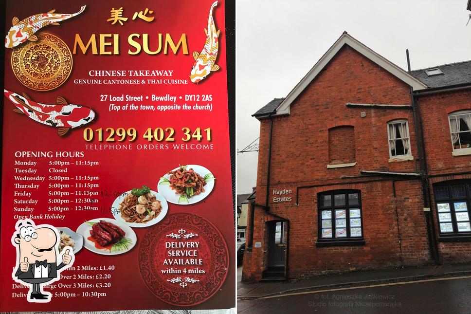 Mei Sum Chinese Takeaway, Bewdley - Restaurant menu, prices and reviews