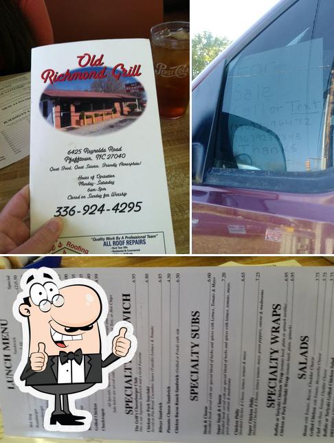 Old Richmond Grill, Pfafftown - Restaurant menu, prices and reviews