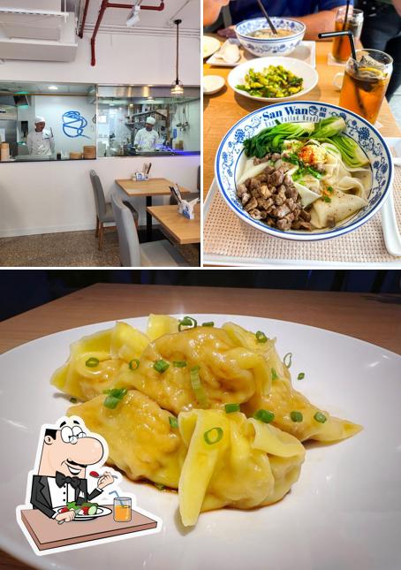 San Wan Hand Pulled Noodles restaurant, Dubai, and walk past G's Bakery ...