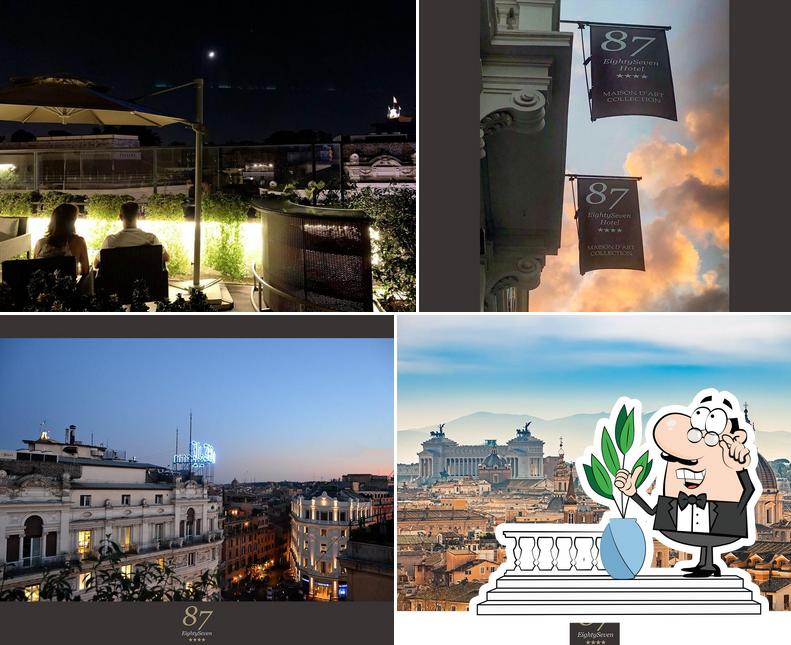 Roof Garden Bar at Hotel 87, Rome - Restaurant reviews