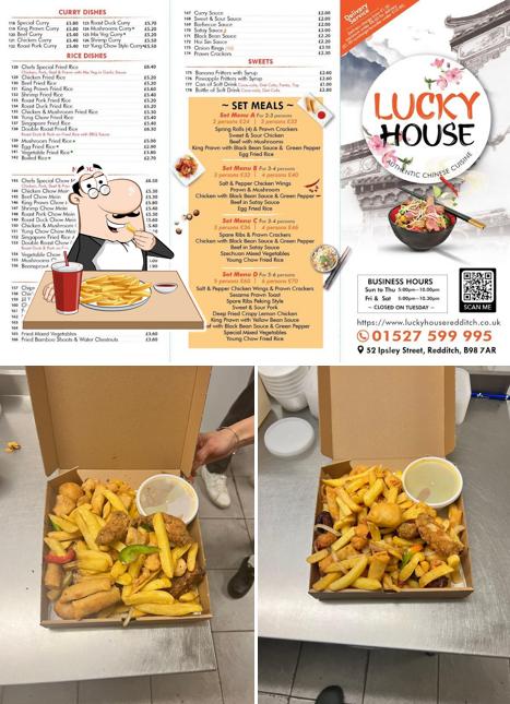 Lucky House Chinese Takeaway, Redditch - Restaurant menu, prices and ...