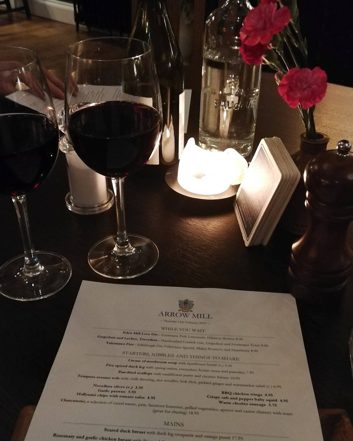Menu at Arrow Mill pub & bar, Alcester, Arrow
