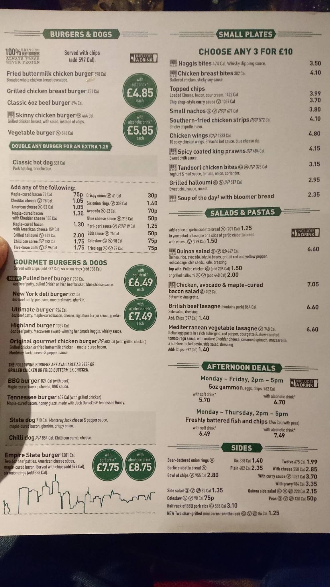 Menu at The Corn Exchange - JD Wetherspoon pub & bar, Arbroath