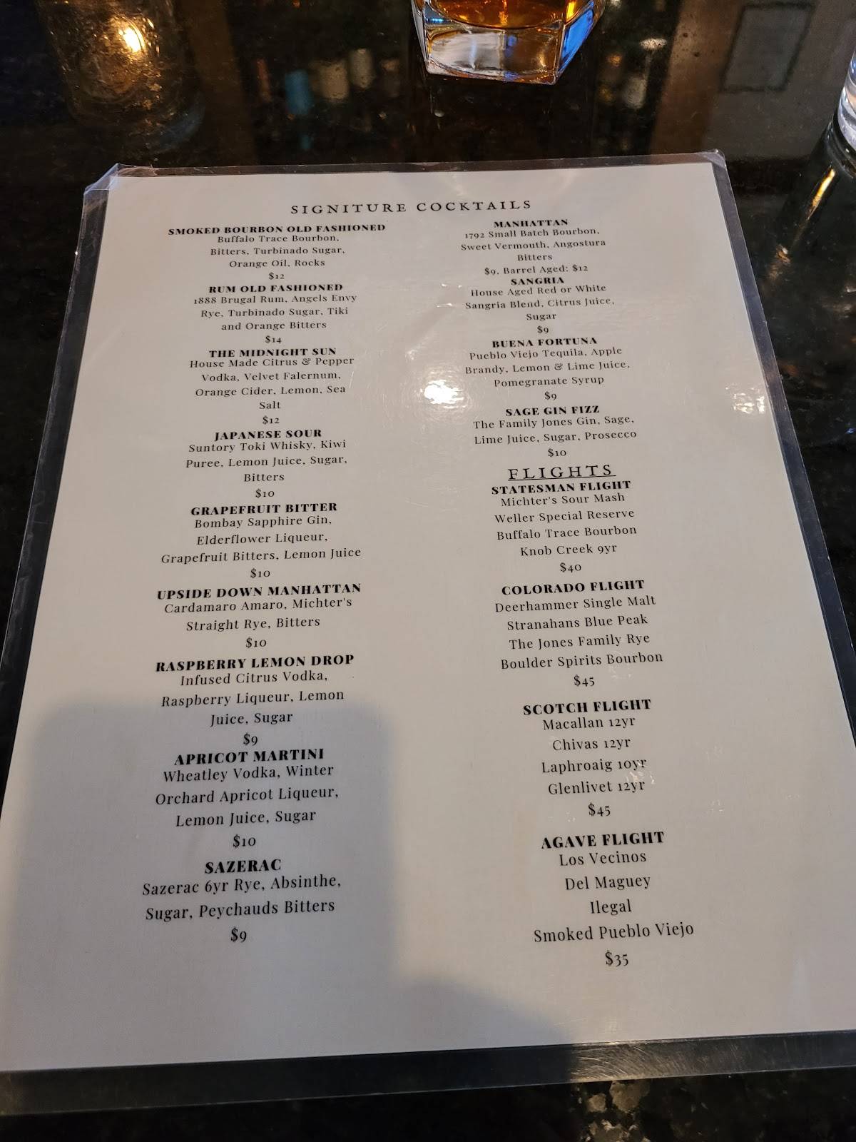 Menu at The Butchery- Steaks, Chops & Seafood steakhouse, Arvada