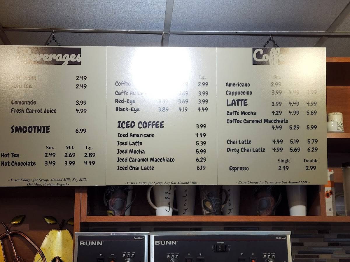 Menu at Atrium Cafe, Washington, 400 Virginia Ave SW