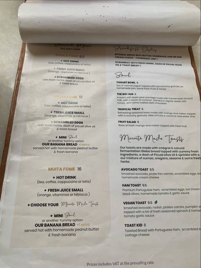 Menu at Augusto Lisboa cafe, Lisbon, R. de Santa M.nha 26