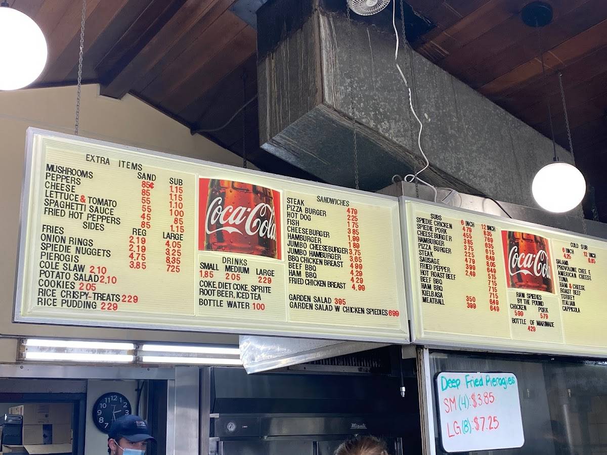 Menu at Lupo's Char-Pit BBQ, Endicott