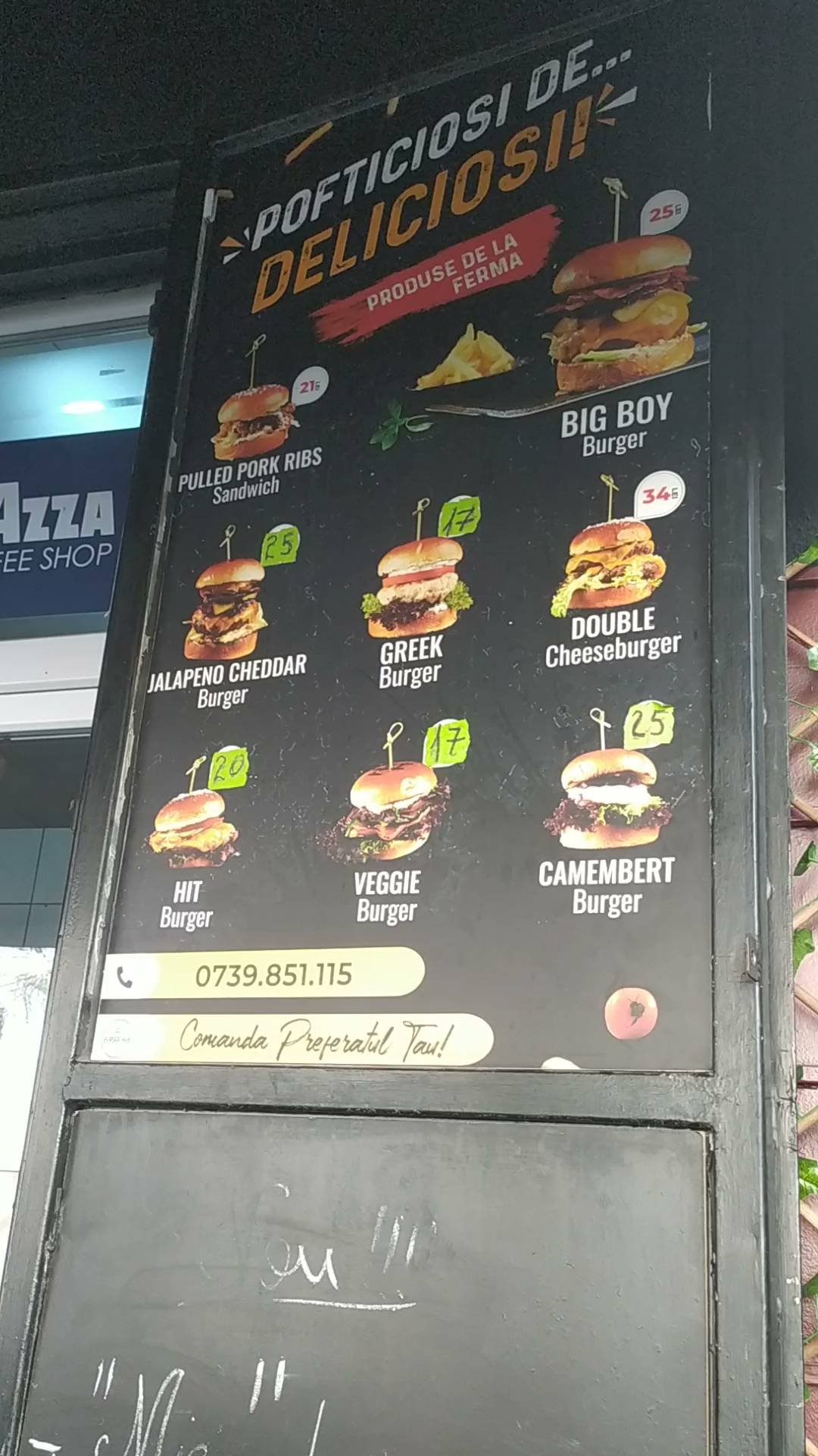 Speisekarte von BURGER HUB, Bukarest