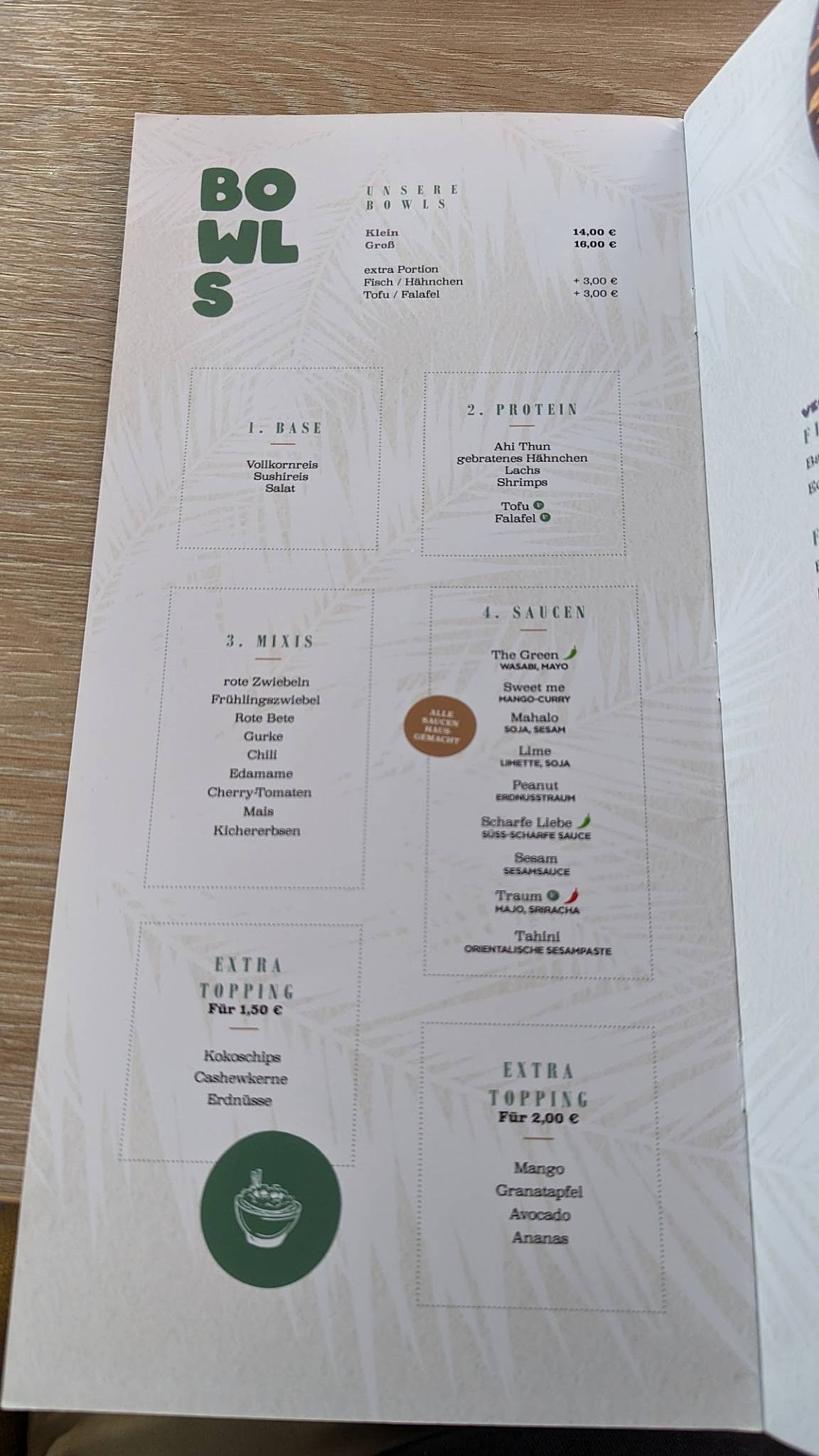 Speisekarte von Mahalo Restaurant & Catering Burger, Bowls & Hot Stone ...