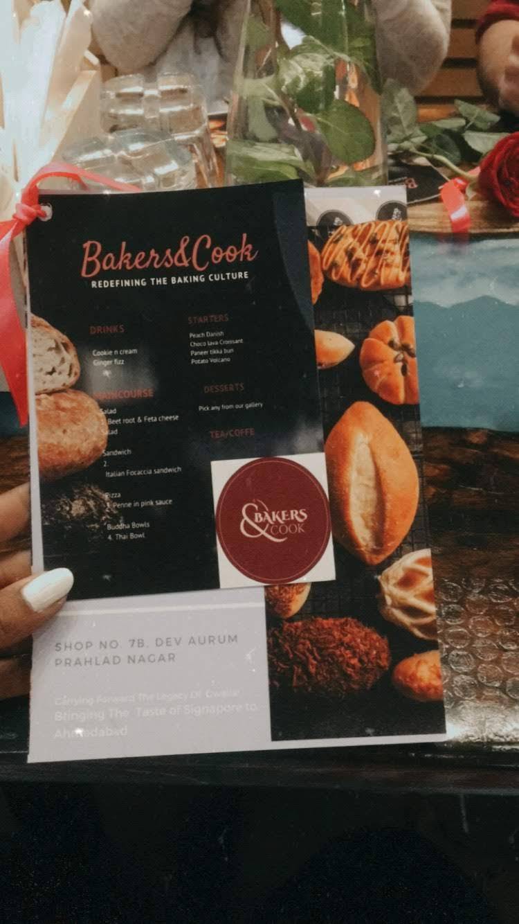 Menu at Bakers & Cook, Ahmedabad