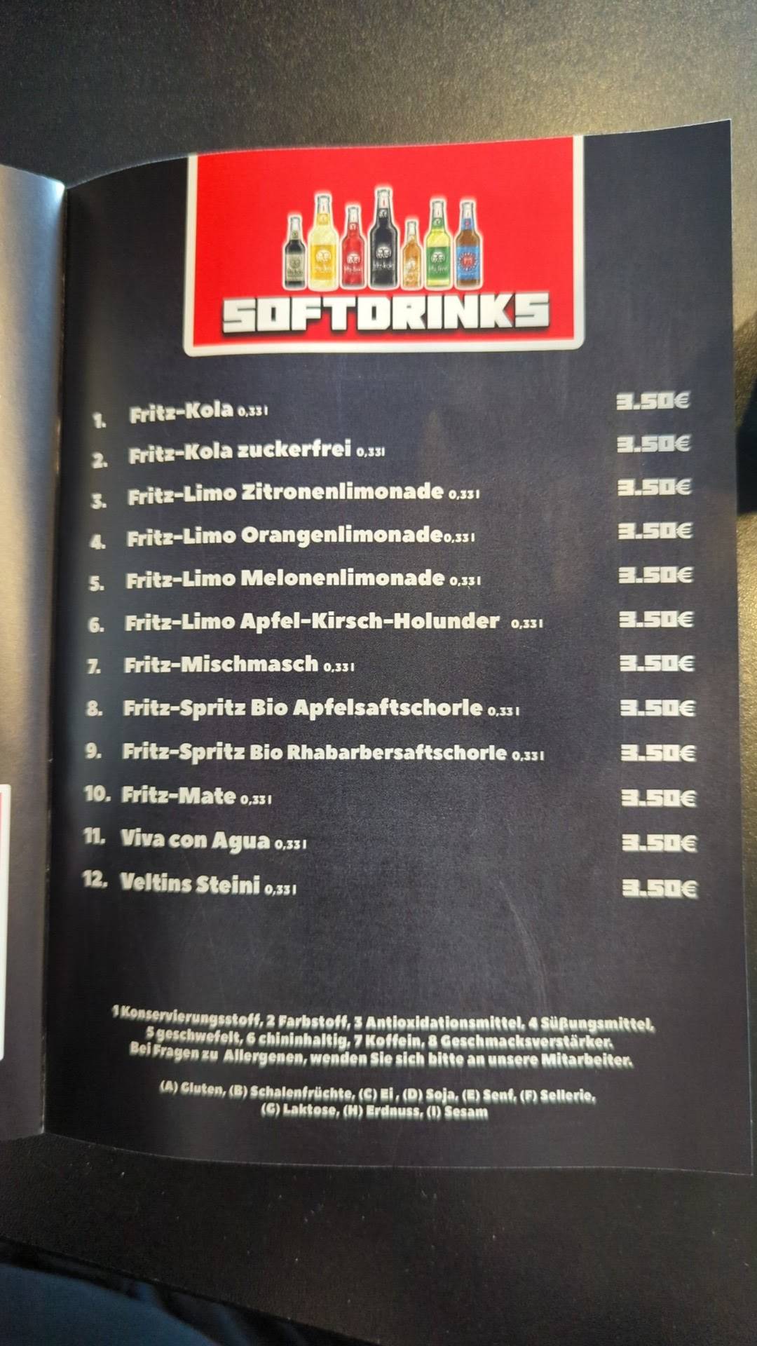 Speisekarte von Beef Chief Burger restaurant, Vechta