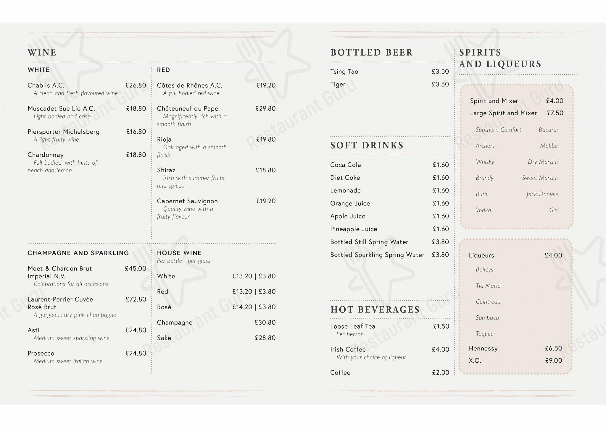 Menu at Thai Elephant Restaurant and Dim Sum (Da Hong Pao), West ...