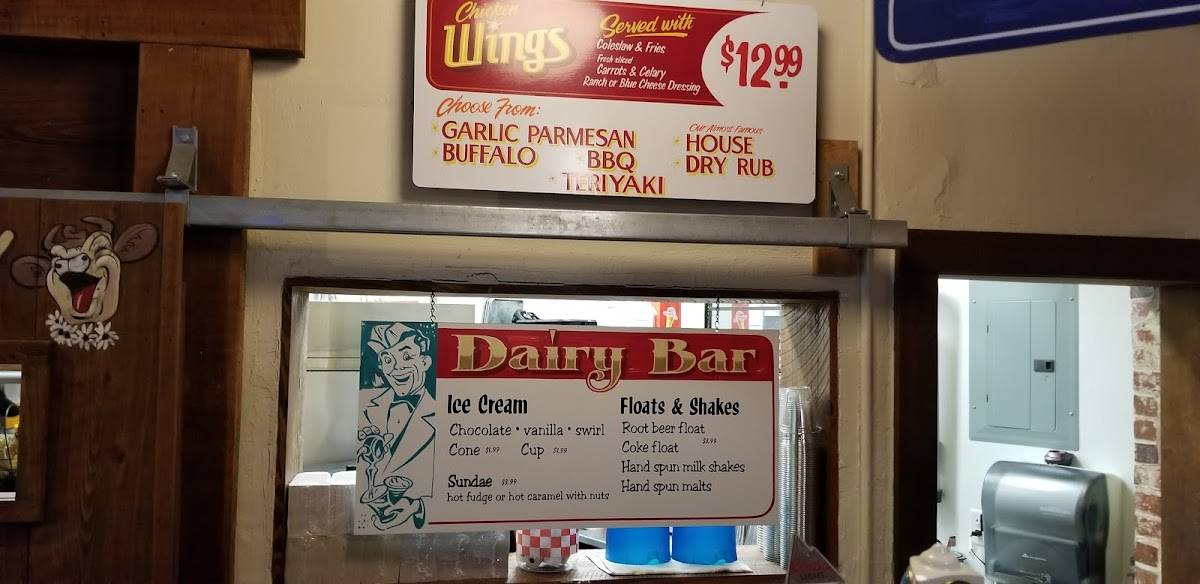Menu at Burger Station restaurant, Hernando