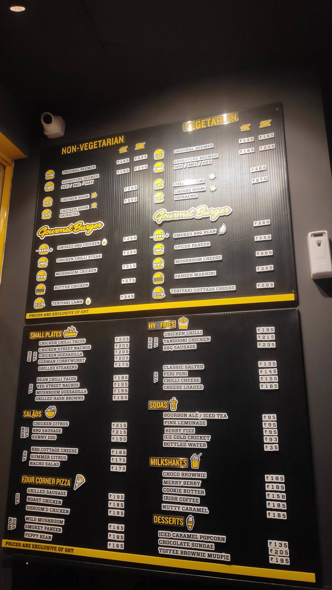 Menu at BurgerMan Mogappair, Chennai
