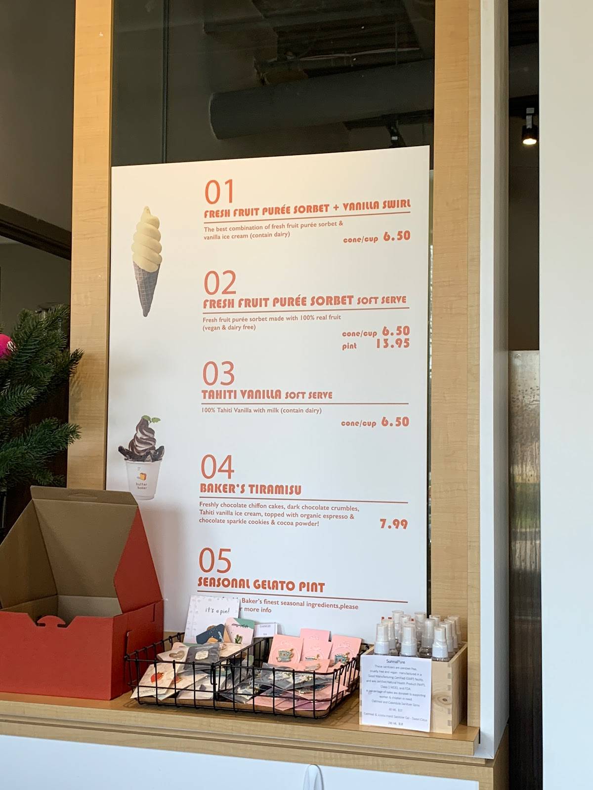 Menu at Butter Baker Market desserts, Markham