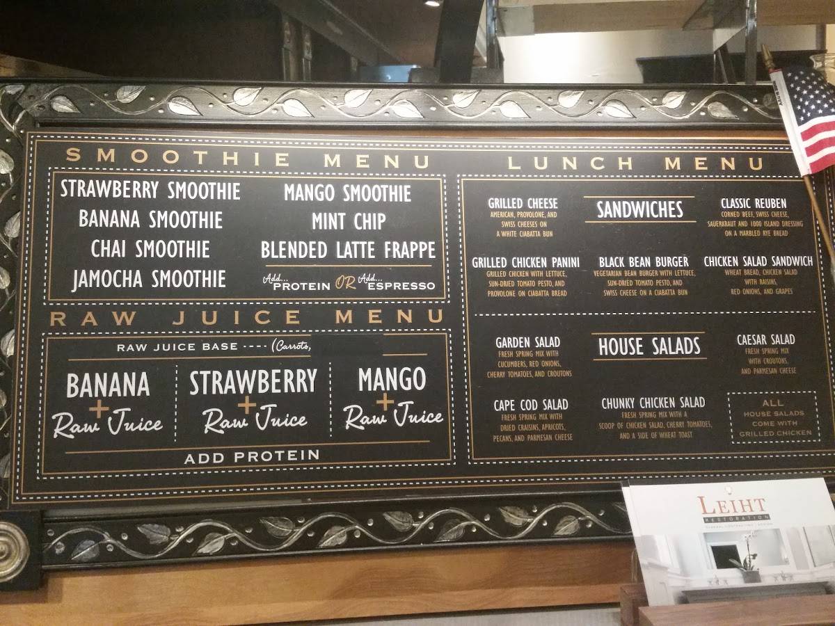 Menu at Cafe Diem, Ames