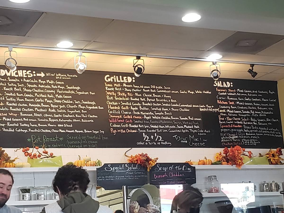 Menu at Russell's Cafe & Bakery, Fenton