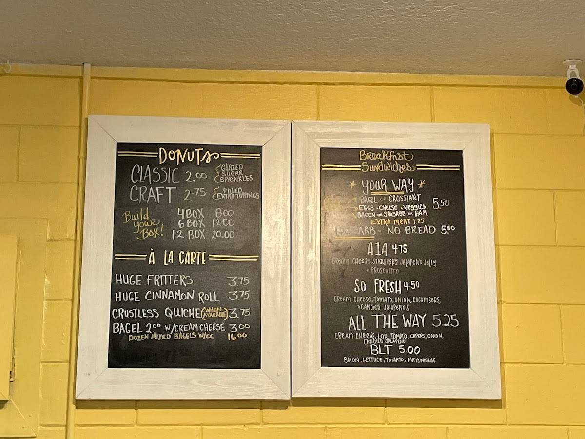 Menu at Swillerbees Craft Donuts & Coffee in Flagler Beach cafe ...