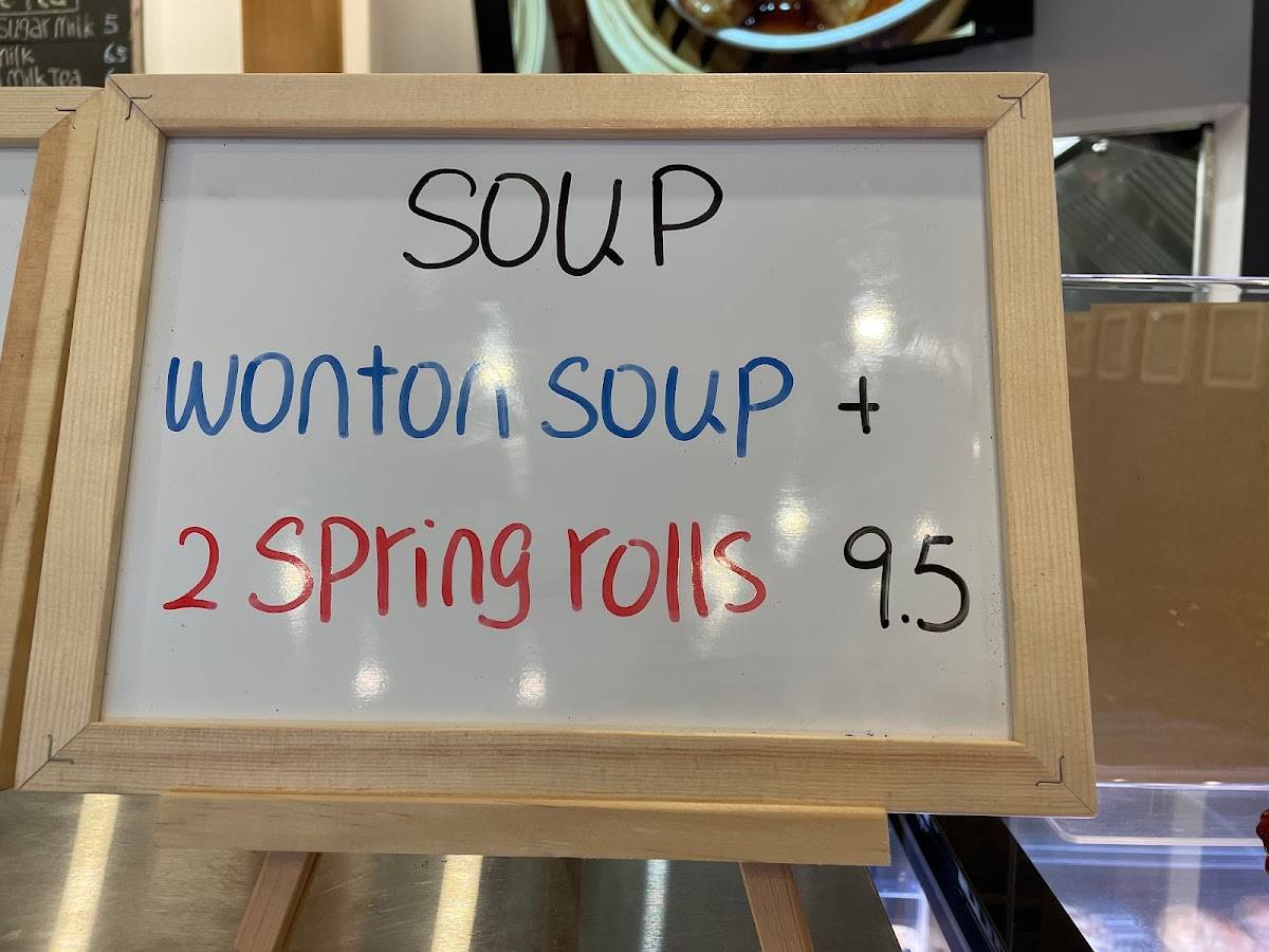 Menu au The Jas Cafe, Ladysmith