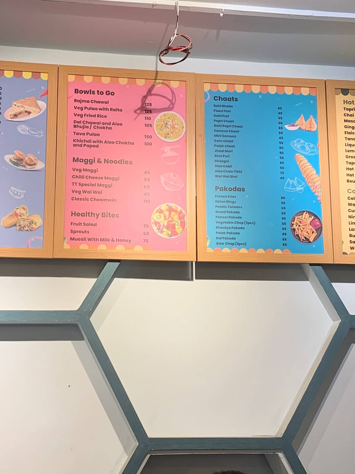 Menu at Thela Tapri by Sharma’s Kitchen, Bengaluru