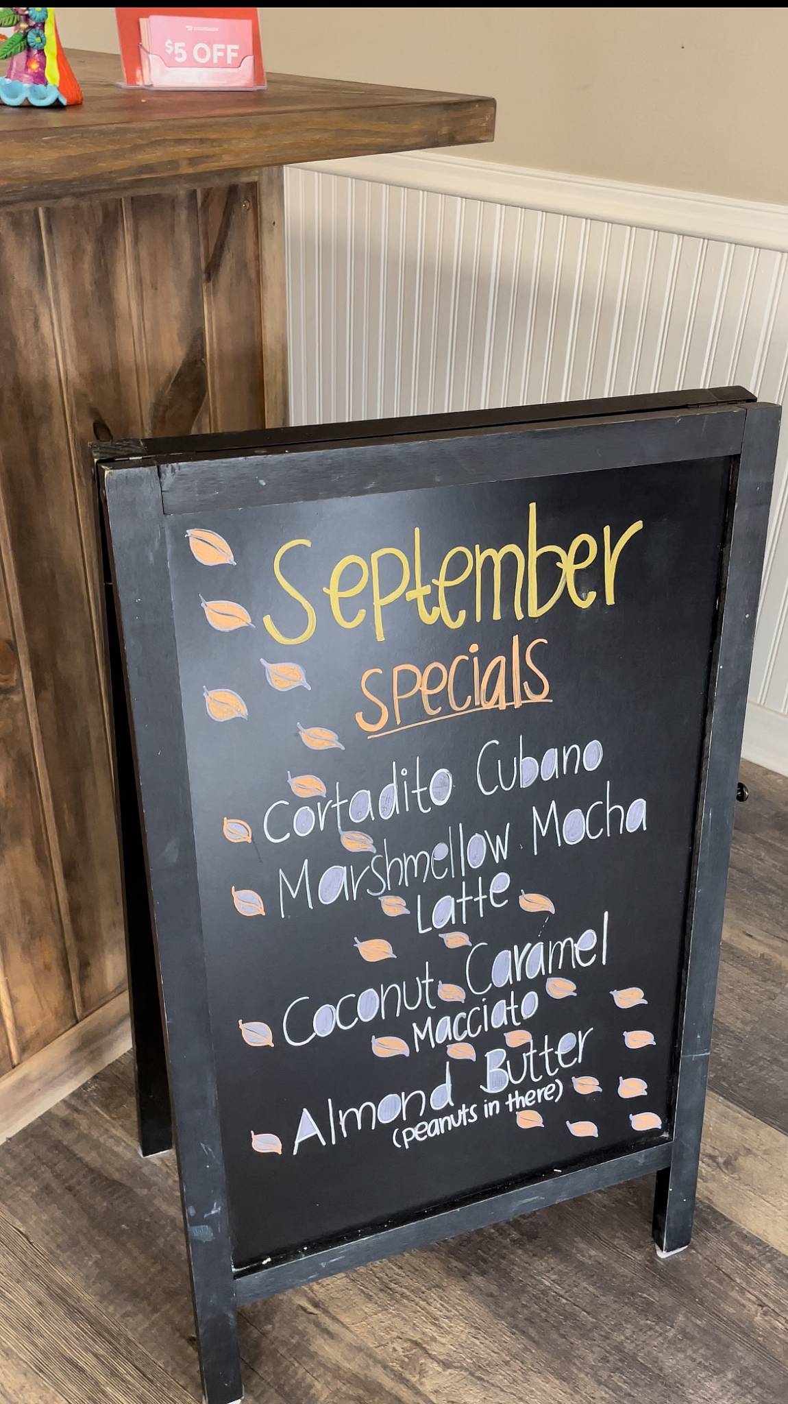 Menu at Catrina Café, Waukesha