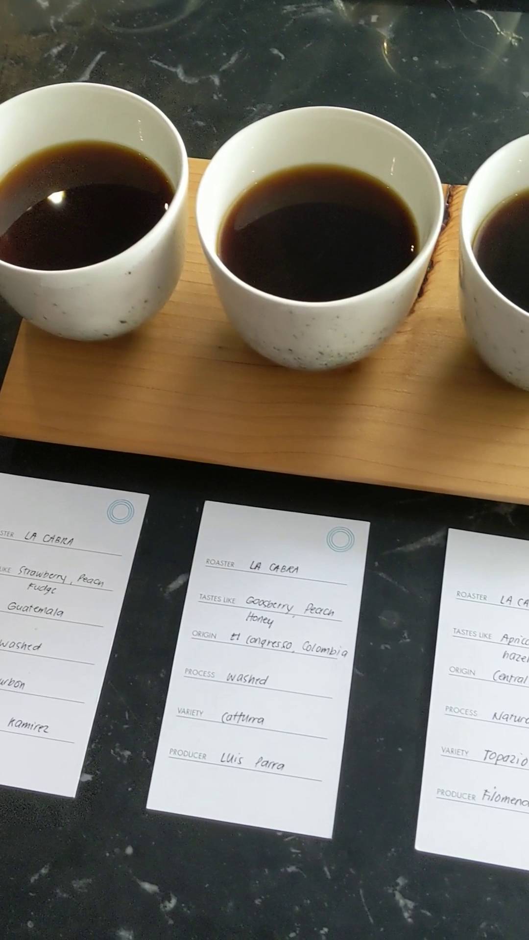 Menu at Tightrope Coffee cafe, Cebu City, M. L. Quezon Avenue