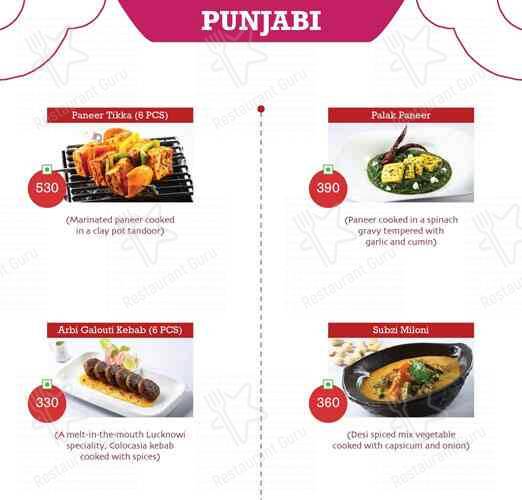 Menu at GRT Cloud Kitchen, Chennai, 120