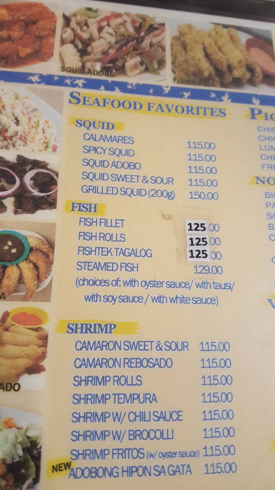 Menu at Chicken Ati-Atihan Ozamiz City restaurant, Ozamiz City, Don ...