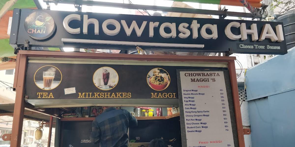 Menu at Chowrasta CAFE, Hyderabad