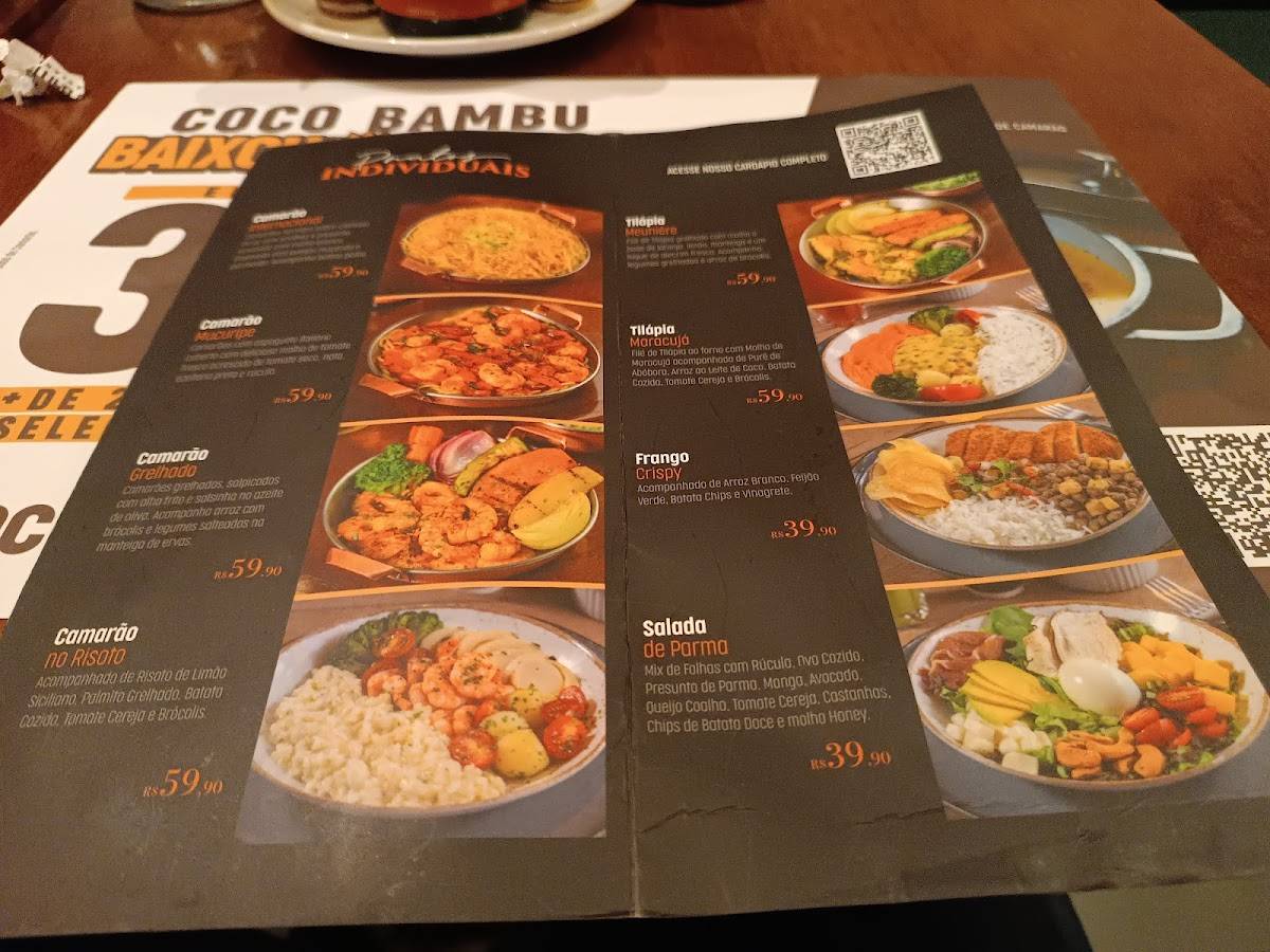 Menu em Coco Bambu Anchieta restaurante, Belo Horizonte