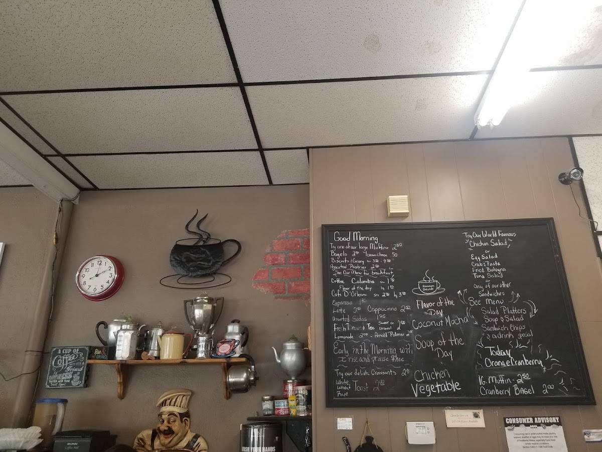 Menu at Common Grounds Coffee Shop cafe, Clewiston