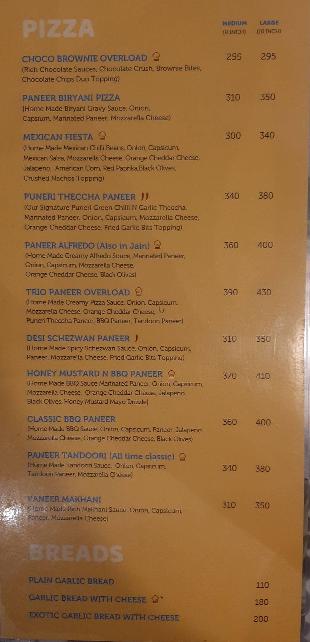 Menu at Crazy Cheesy Cafe Law College Road, Pune, Crazy Cheesy Cafe