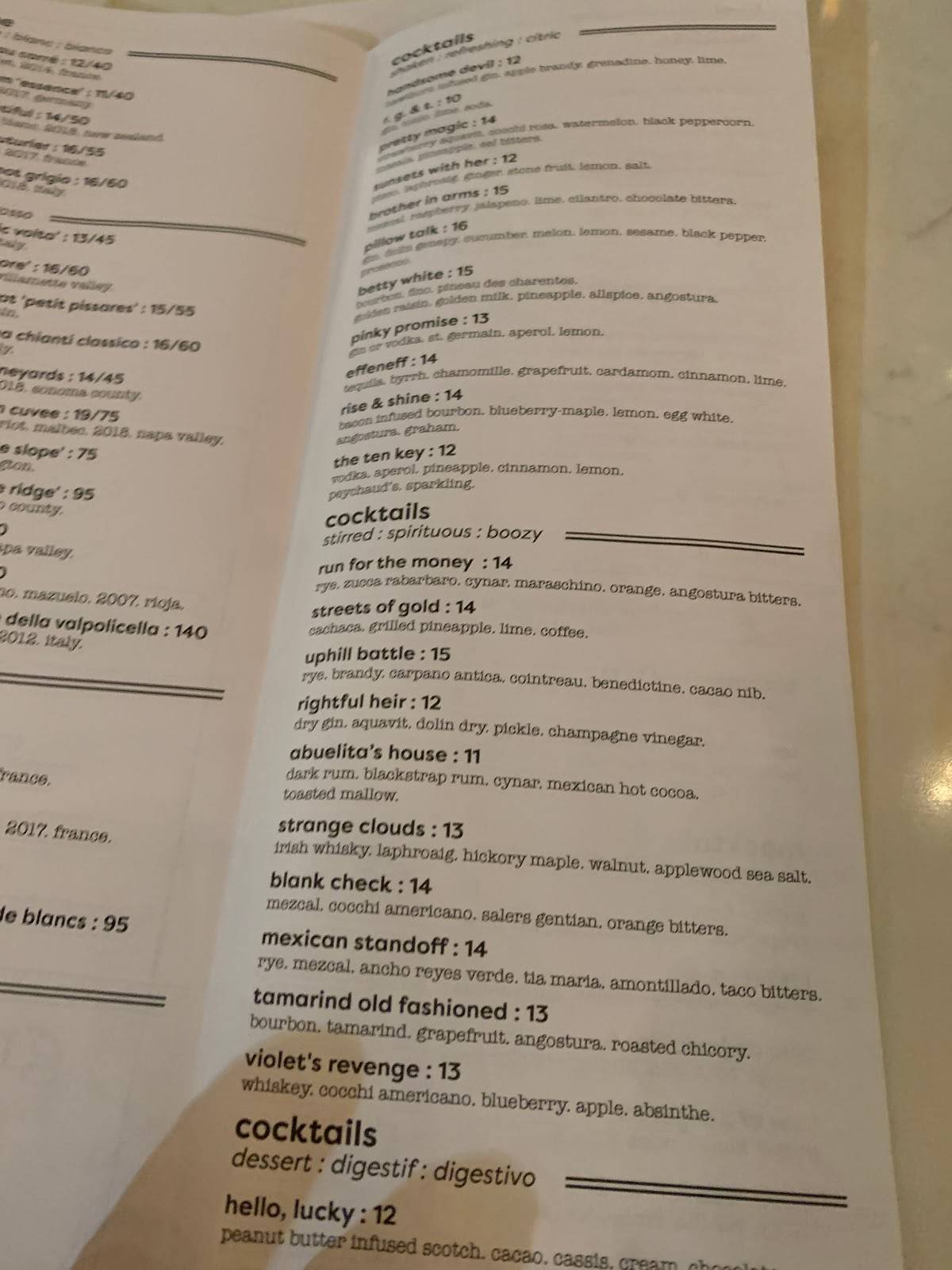 Menu at Grey Ghost Detroit pub & bar, Detroit