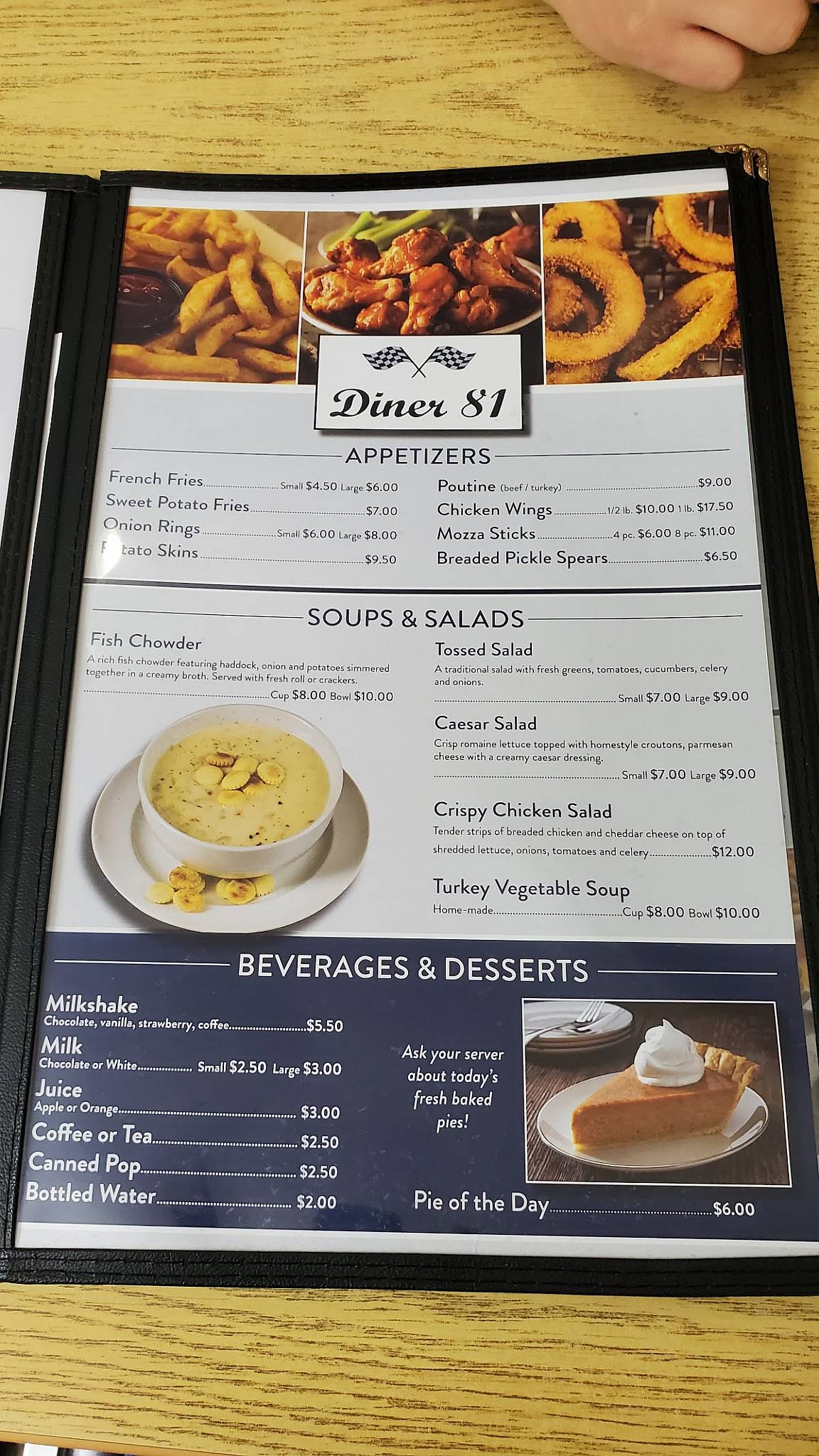 Menu at Diner 81 (Korean & Western Foods) restaurant, Saint Stephen