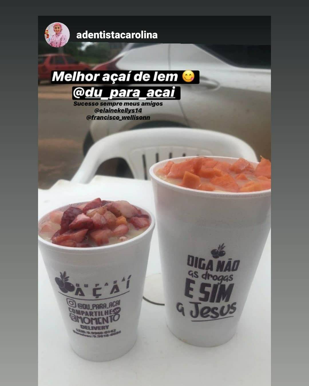 Menu em Du Pará Açaí - LEM, Luis Eduardo Magalhães