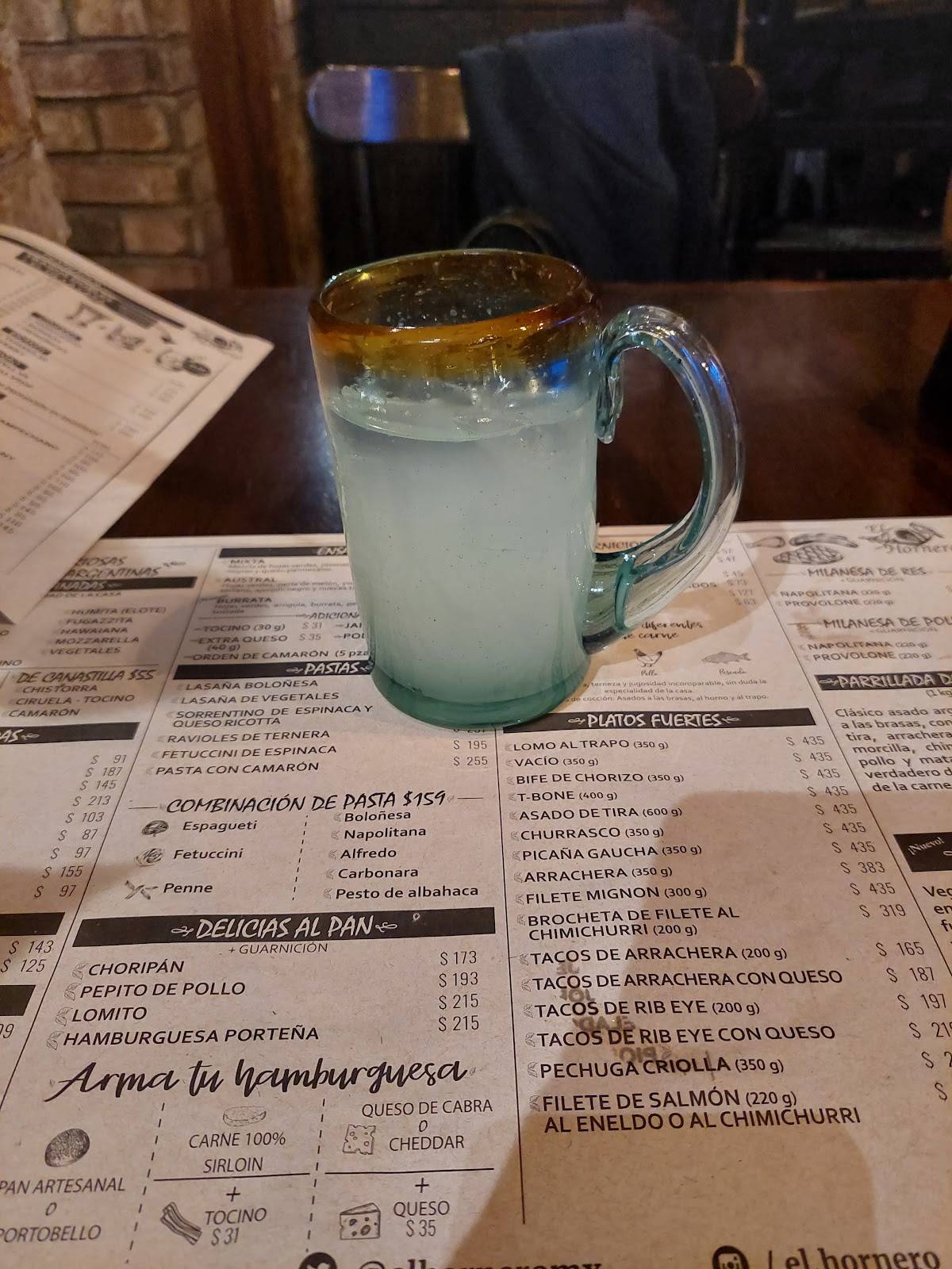 Carta del restaurante EL HORNERO, Juriquilla