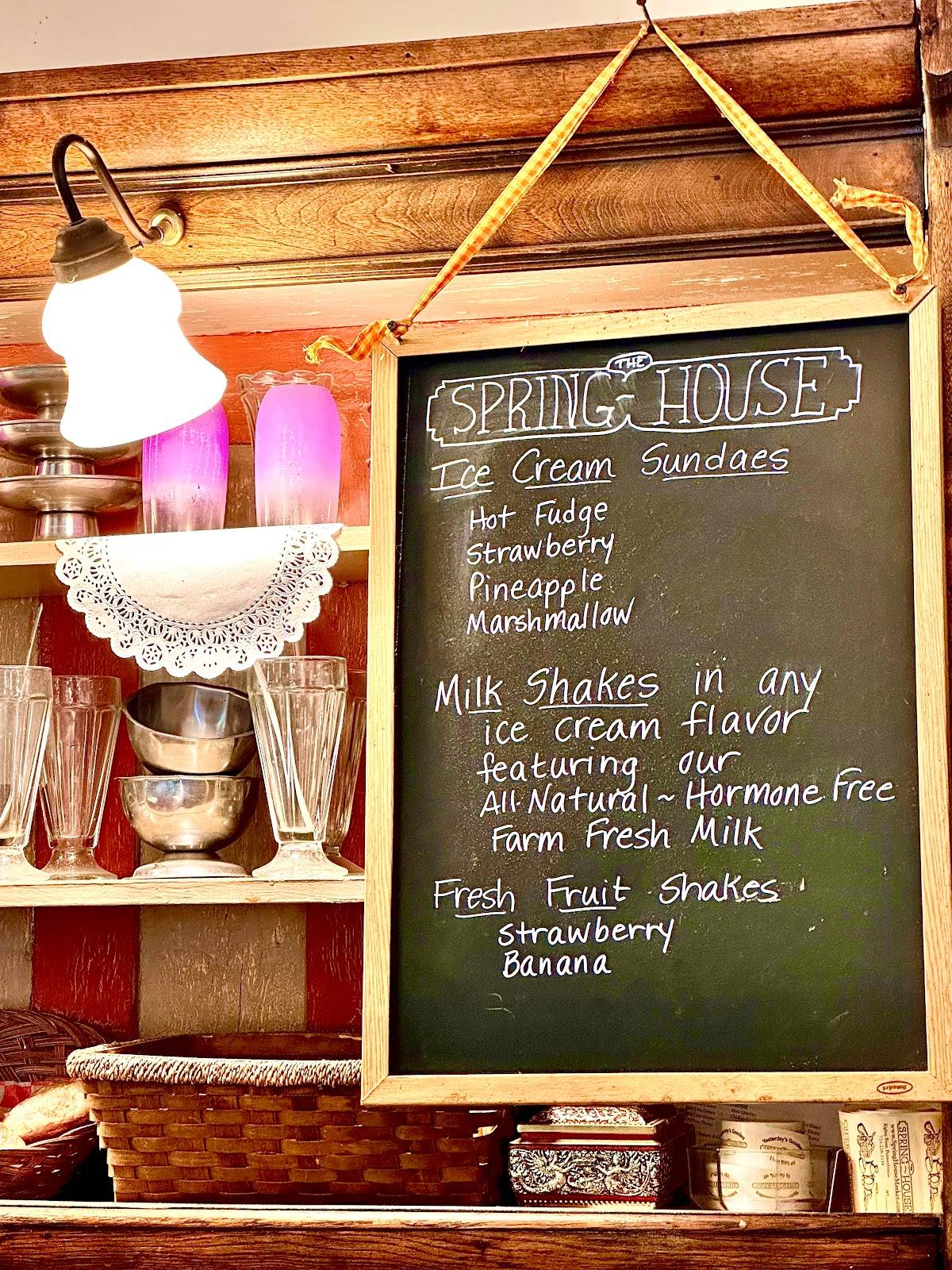 Menu at The SpringHouse Country Market and Restaurant, Eighty Four