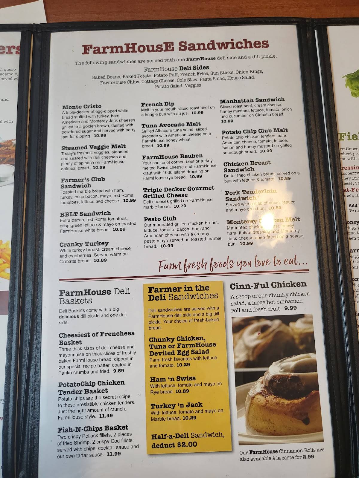 Menu at FarmHouse Cafe & Bakery, Omaha