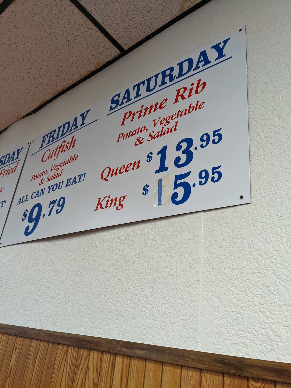 Menu at Fat Ernie's Family Dining restaurant, Wichita