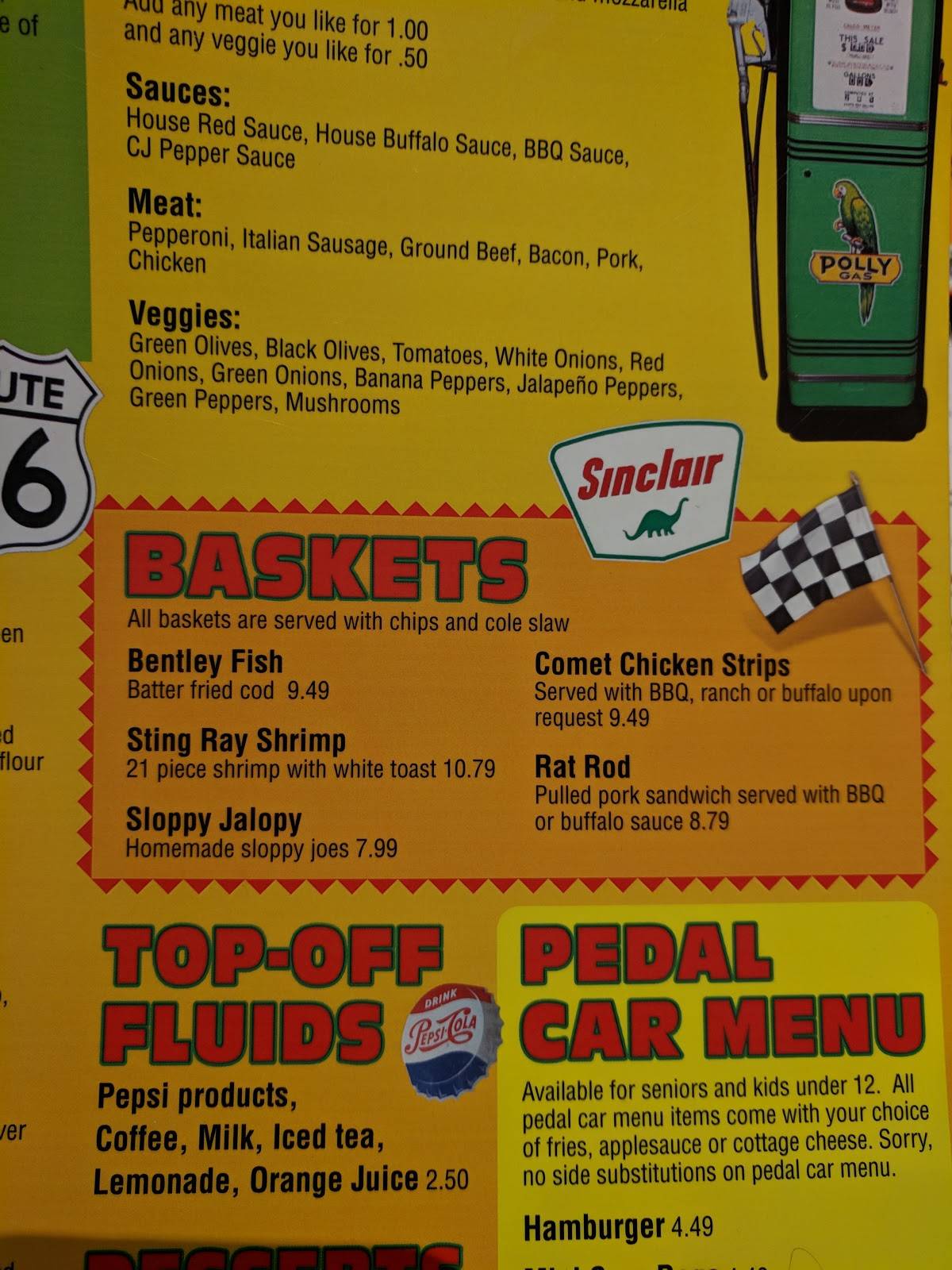 Menu at Fat Willy's pub & bar, Rochester