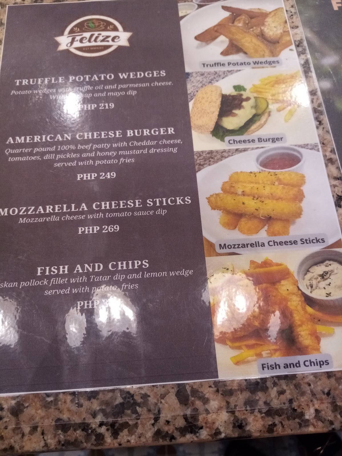 Menu at Felize Cafe - Imus, Cavite, Imus