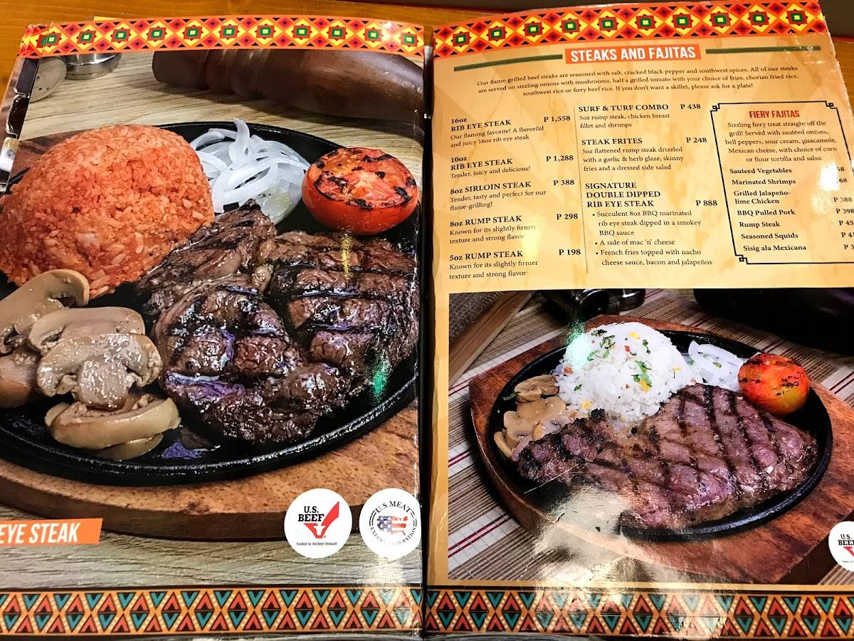 Menu at Fiery Style Southwestern Flaming Grill restaurant, Muntinlupa ...