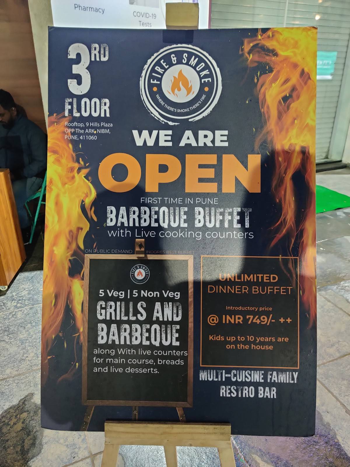 Menu at Fire & Smoke, Pune, Autadwadi Handewadi