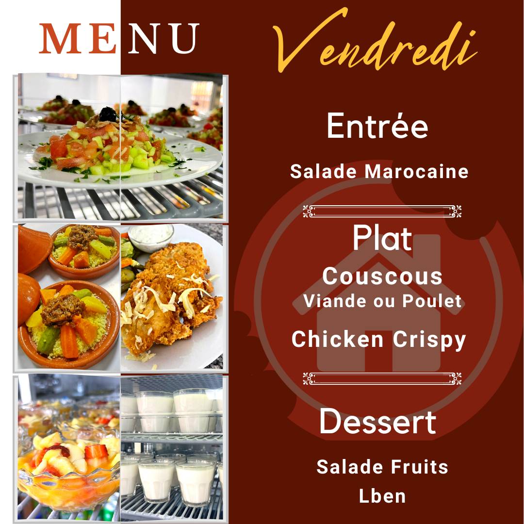 Menu at Food by Joud restaurant, Rabat