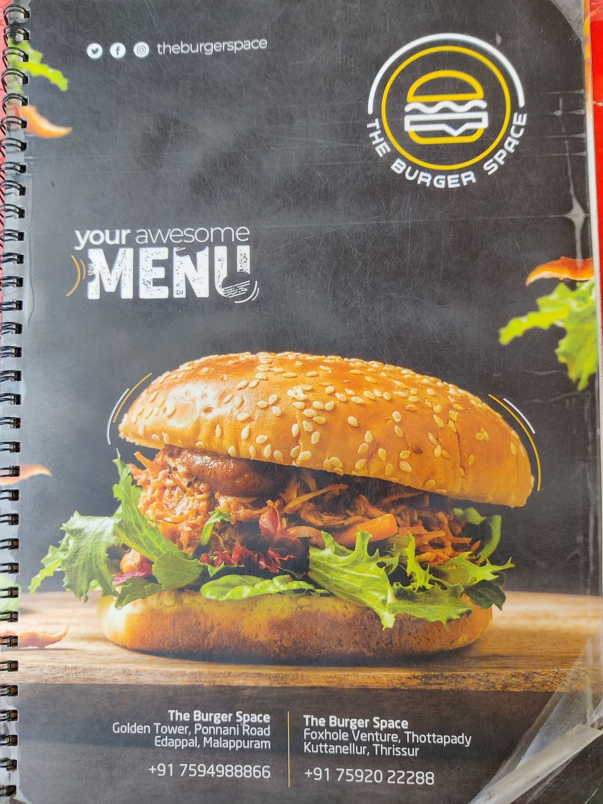 Menu at Foxhole Tcr, Thrissur