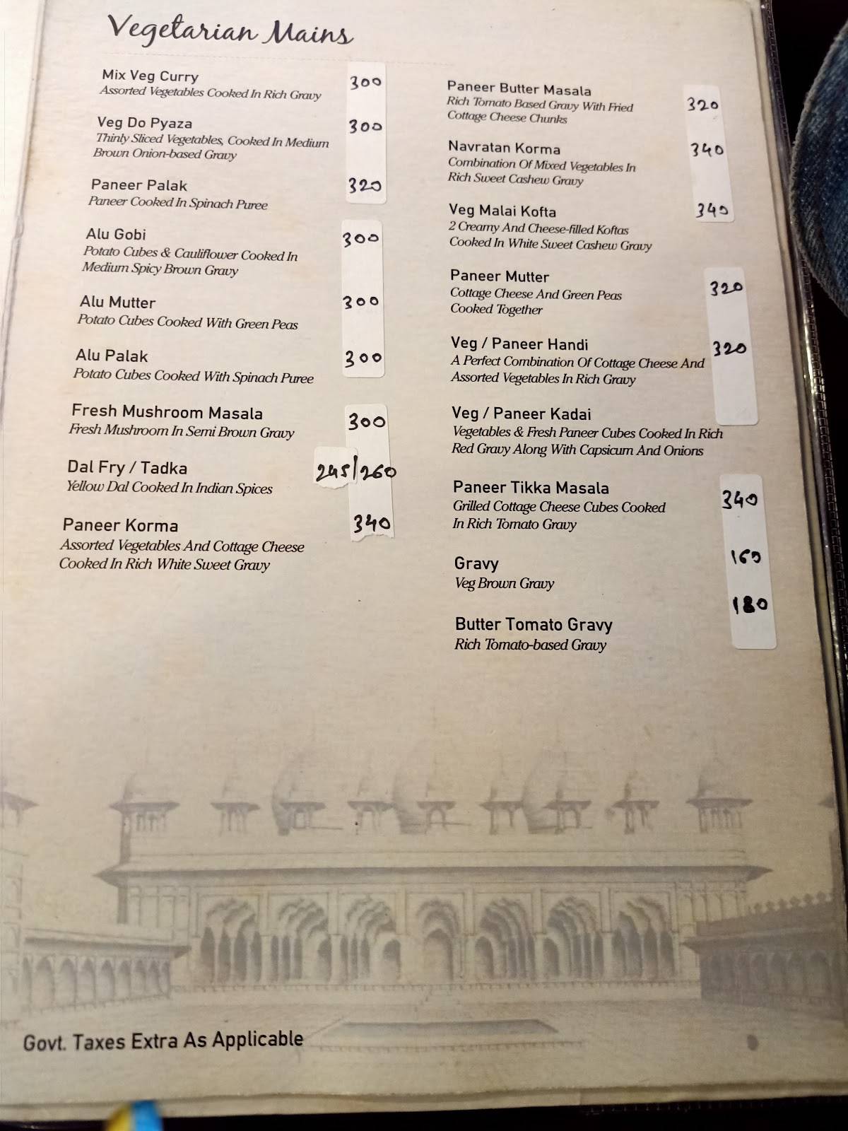Menu at George Restaurant, Pune